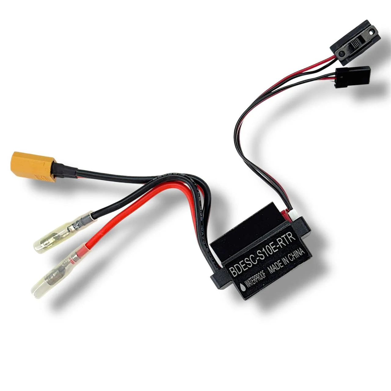 BDESC-S10E-RTR Waterproof 300A Brushed ESC | High-Power 6V–12V Electro ...