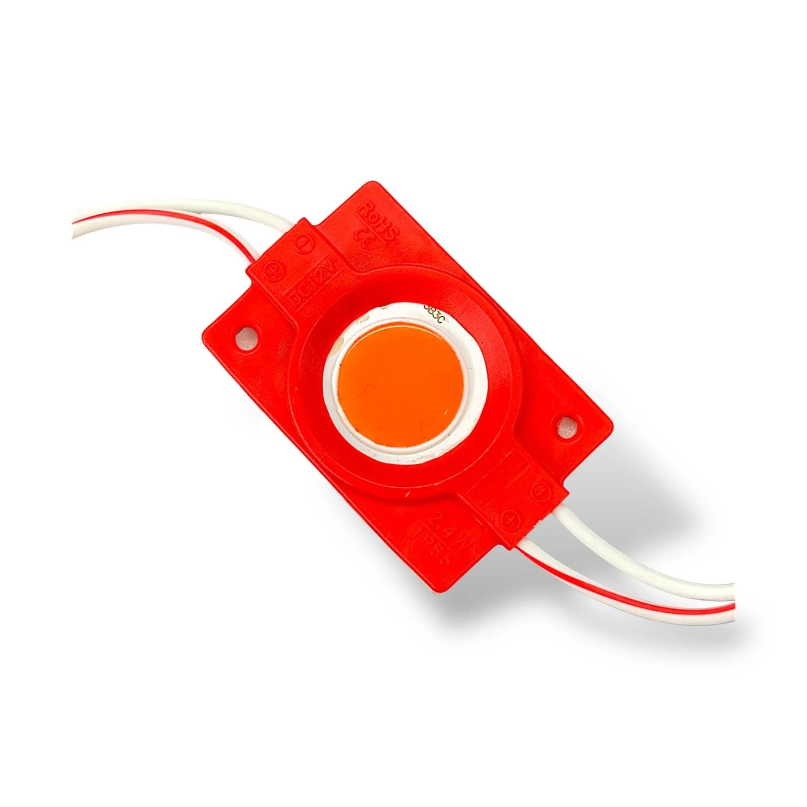 Red Color DC 12V 2.4W Coin COB High Brightness Waterproof Injection LE ...